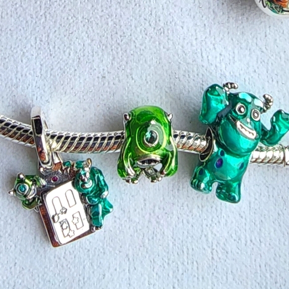 Jewelry | New Disney Pixar Monsters Inc Silver Charms Bundle For ...